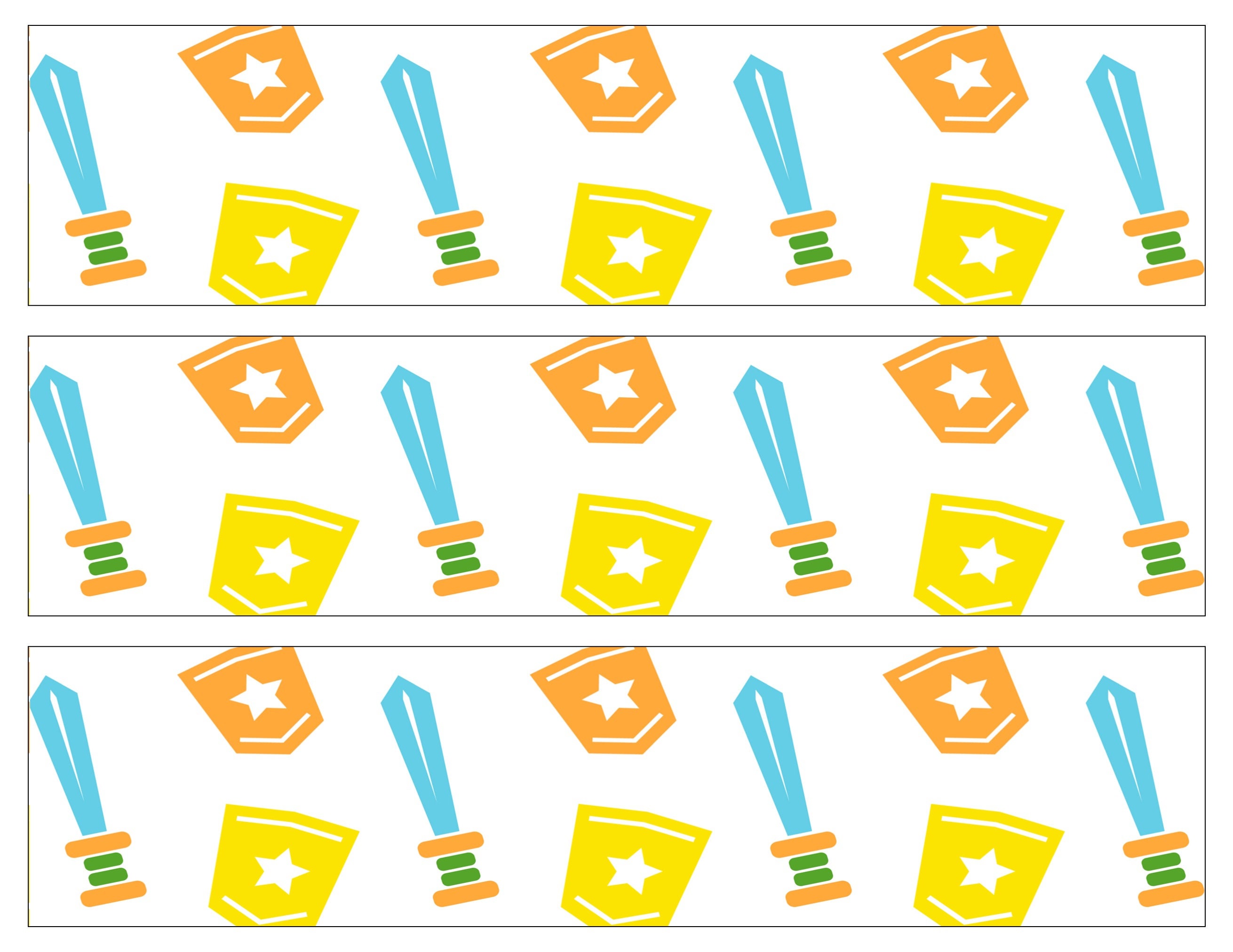 Gamer Geek Bulletin Board Border 8 Printable Designs - Etsy