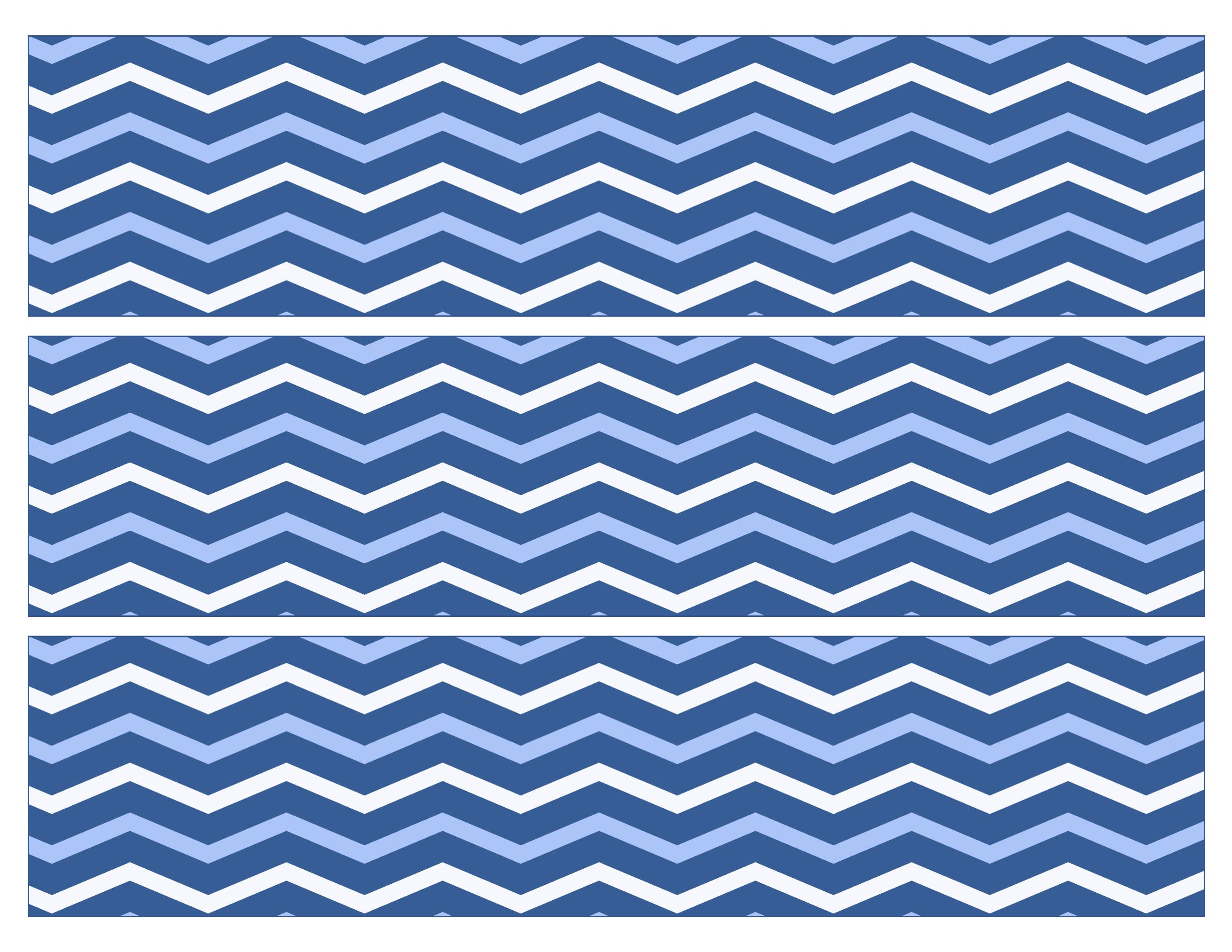 Indigo Blue Bulletin Board Border 5 Printable Designs (set 2) - Etsy