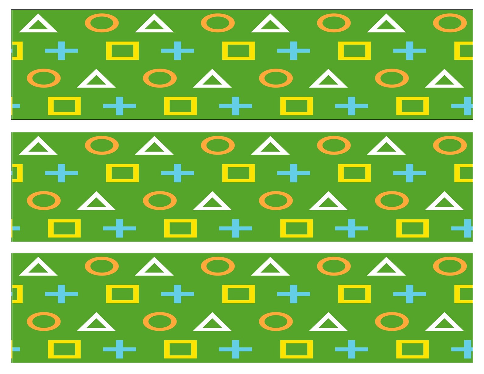 Gamer Geek Bulletin Board Border 8 Printable Designs - Etsy