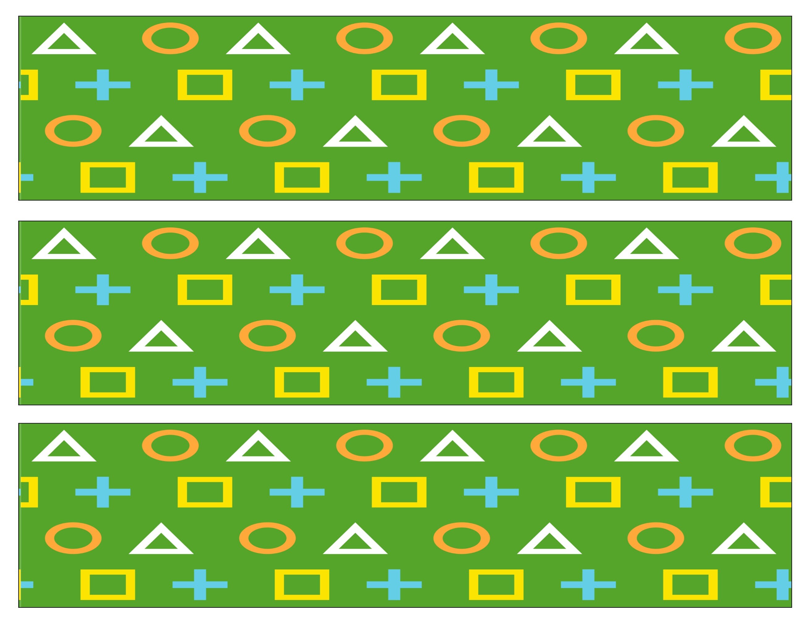 Gamer Geek Bulletin Board Border 8 Printable Designs - Etsy