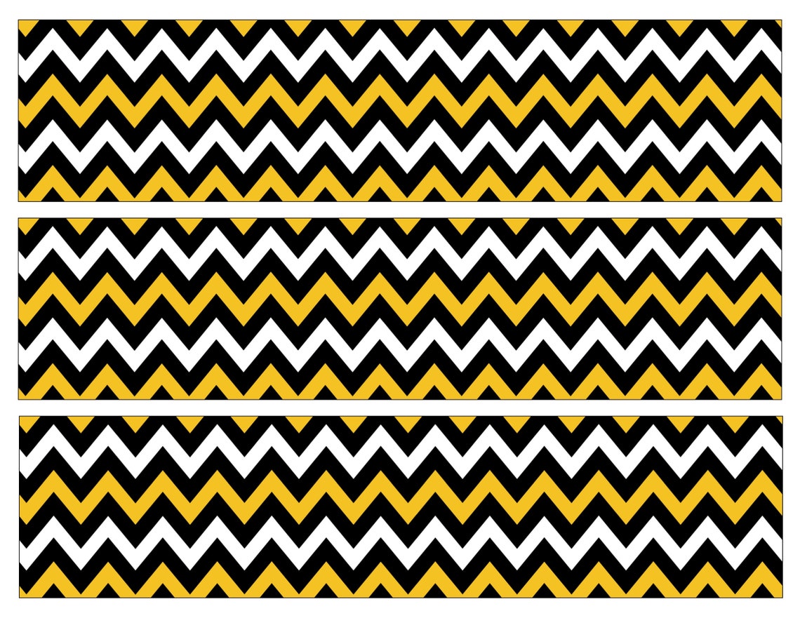 Bumblebee Bulletin Board Border 8 Printable Designs - Etsy