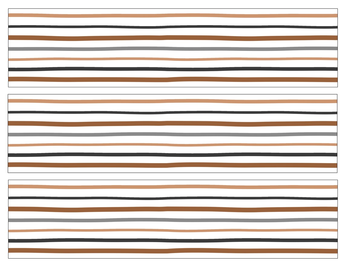 Coffee (light) Bulletin Board Border 5 Printable Designs - Etsy