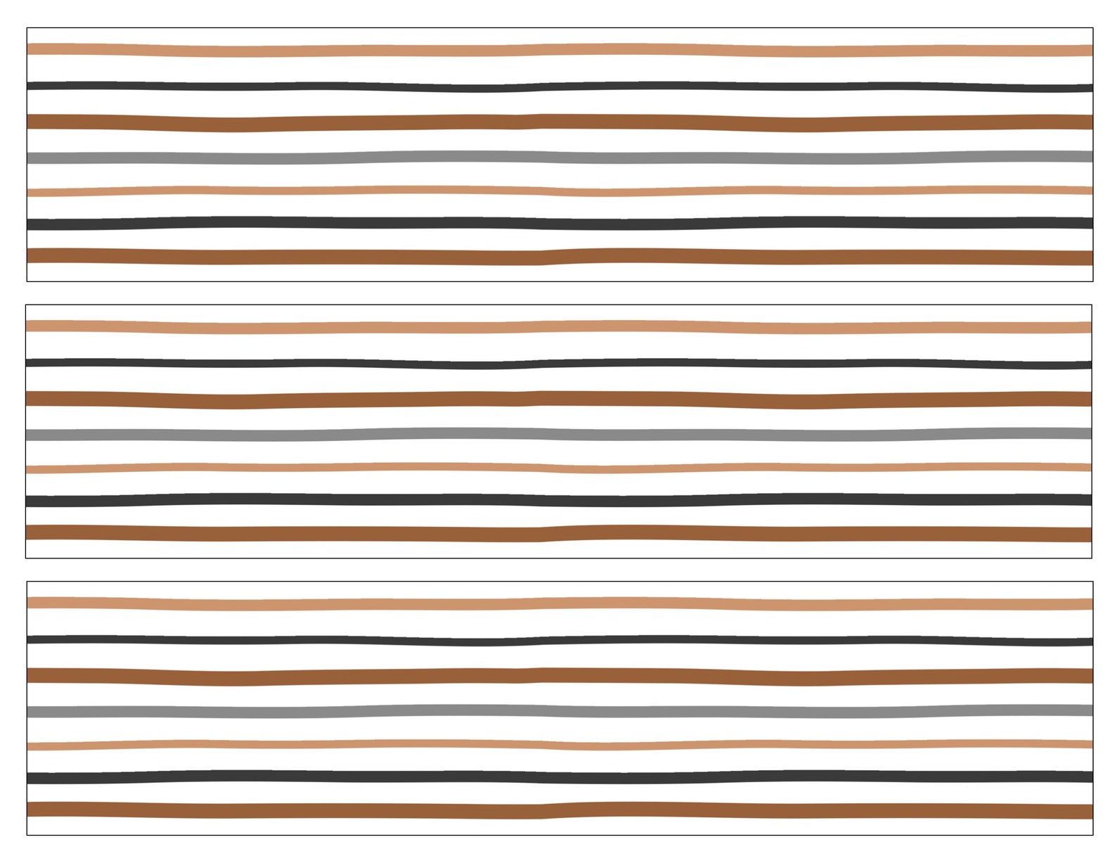 Coffee (light) Bulletin Board Border 5 Printable Designs - Etsy