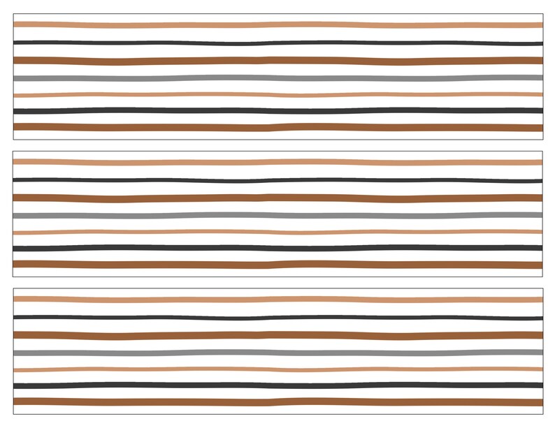 Coffee light Bulletin Board Border 5 Printable Designs - Etsy