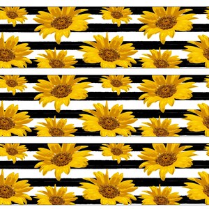 Sunflower Bulletin Board Border 5 Printable Designs - Etsy
