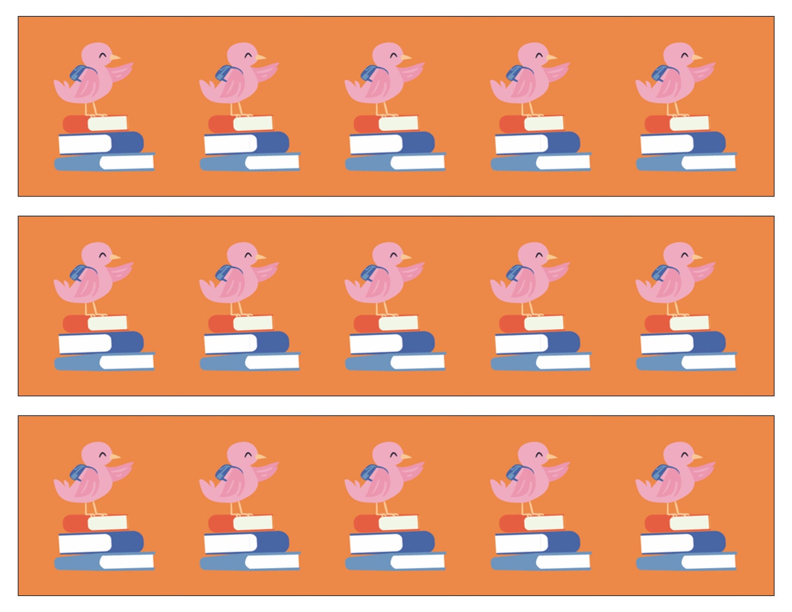 Back to School Bulletin Board Border 8 Printable Designs - Etsy