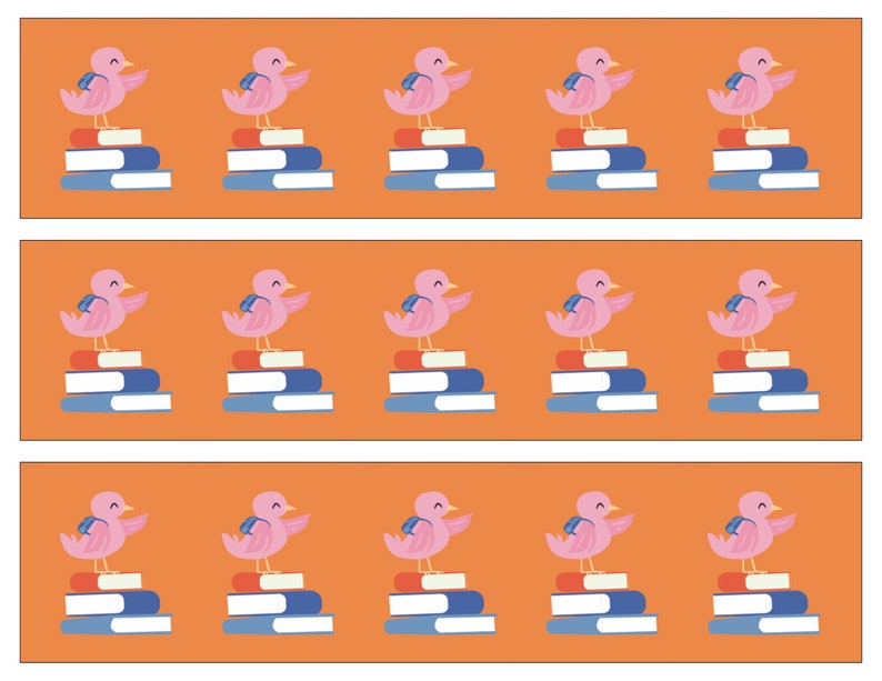 Back to School Bulletin Board Border 8 Printable Designs - Etsy