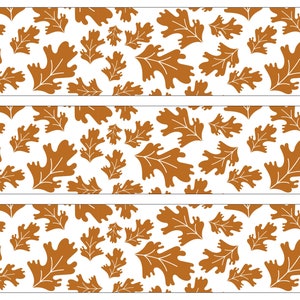 Autumn Leaves Bulletin Board Border 6 Printable Designs - Etsy