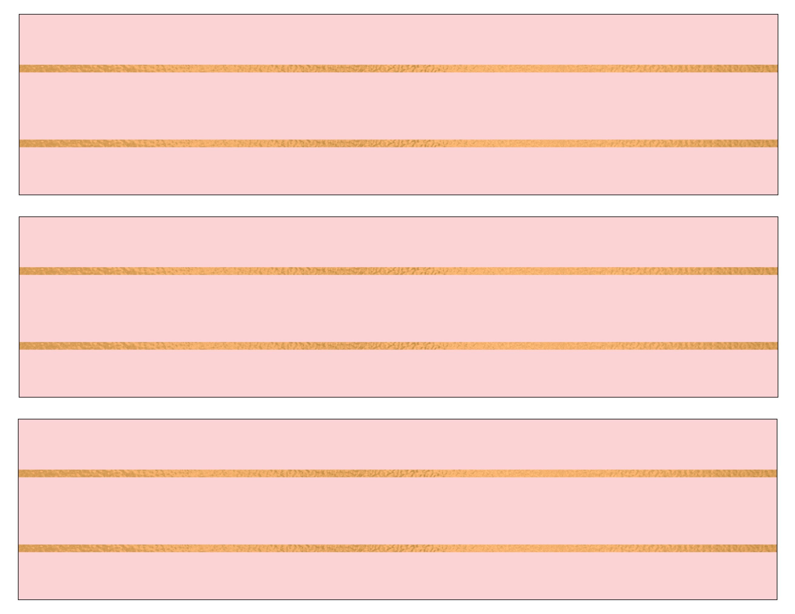 Pink Chic Bulletin Board Border 6 Printable Designs - Etsy