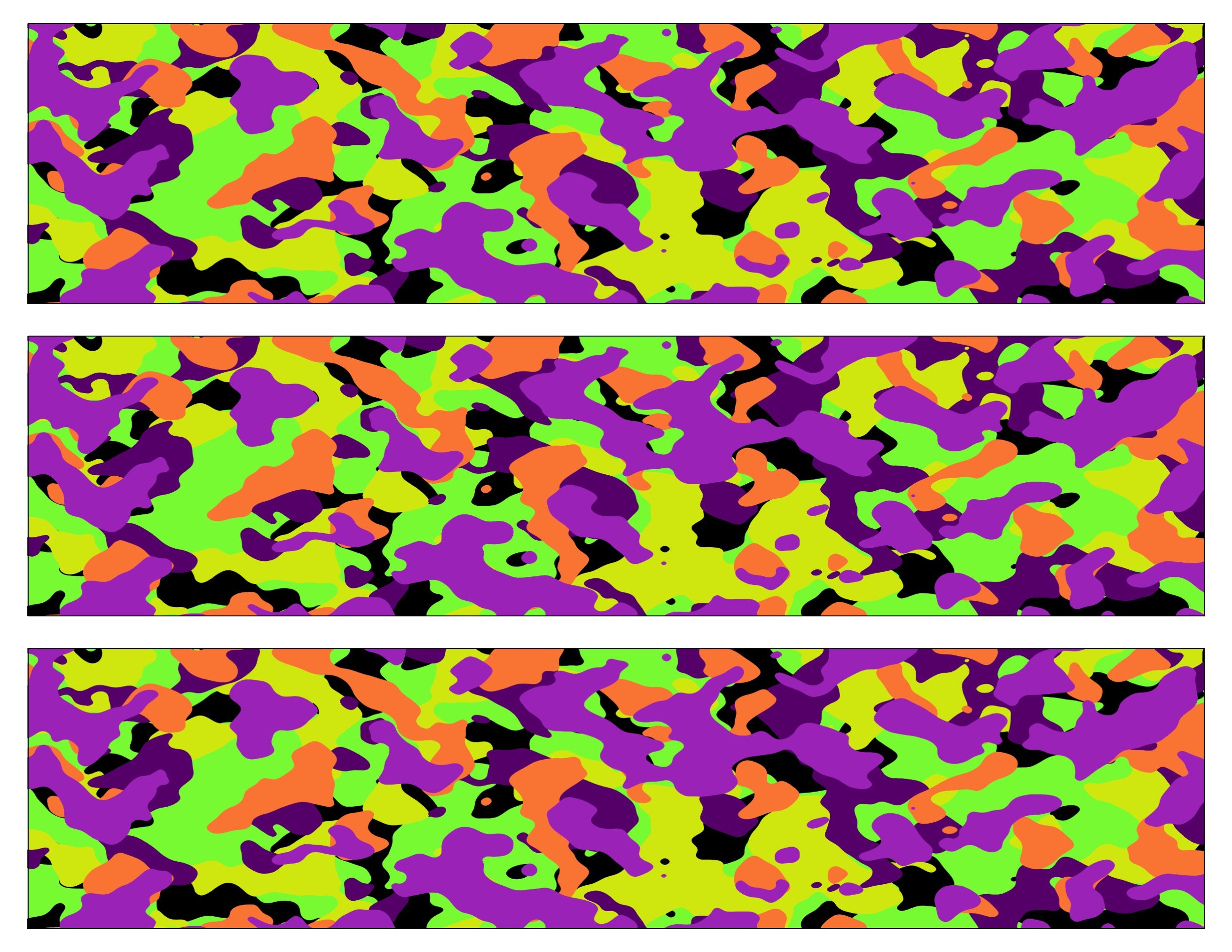 Neon Halloween Bulletin Board Border 3 Printable Designs - Etsy