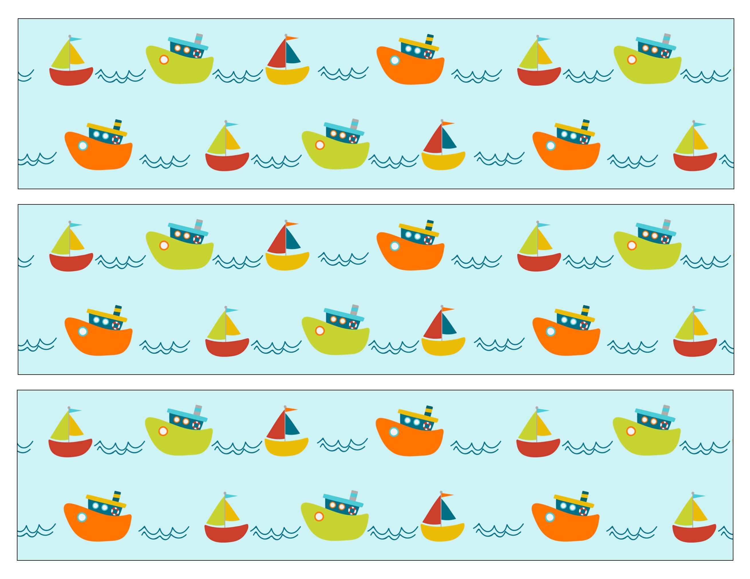 Transportation Bulletin Board Border 9 Printable Designs - Etsy