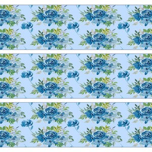 Indigo Blue Bulletin Board Border 5 Printable Designs (set 2) - Etsy