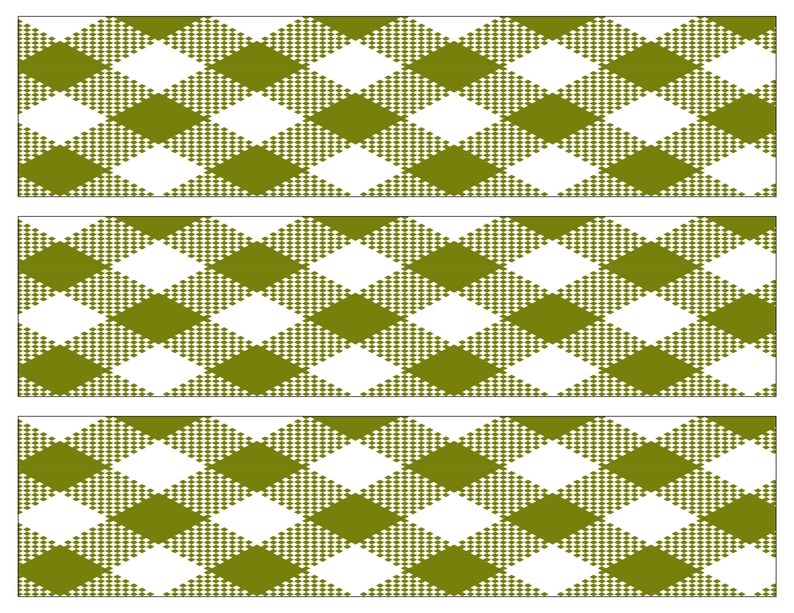 Orange and Green Fall Bulletin Board Border 4 Printable Designs - Etsy