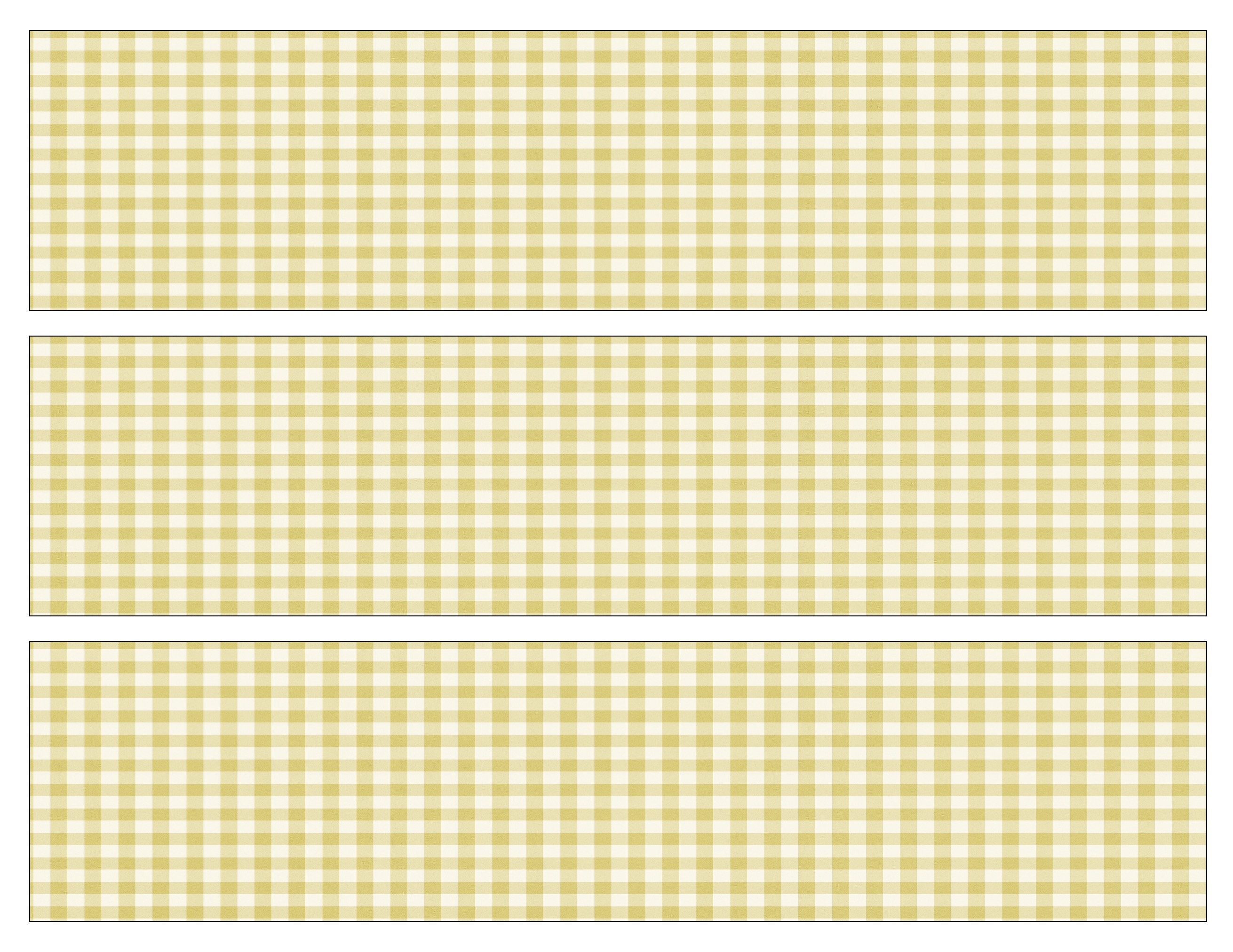 Vintage Gingham Bulletin Board Border 6 Printable Designs - Etsy