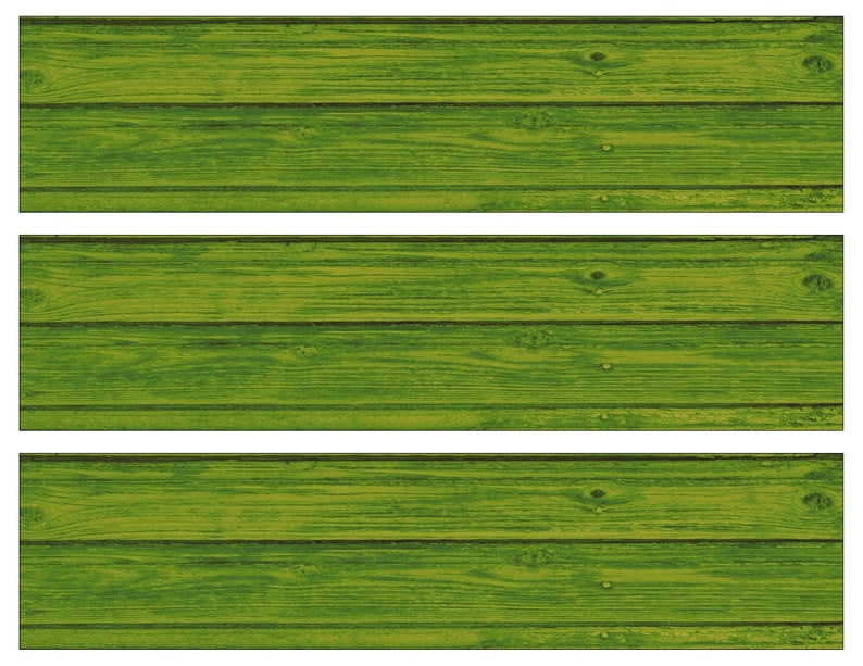 Orange and Green Fall Bulletin Board Border 4 Printable Designs - Etsy