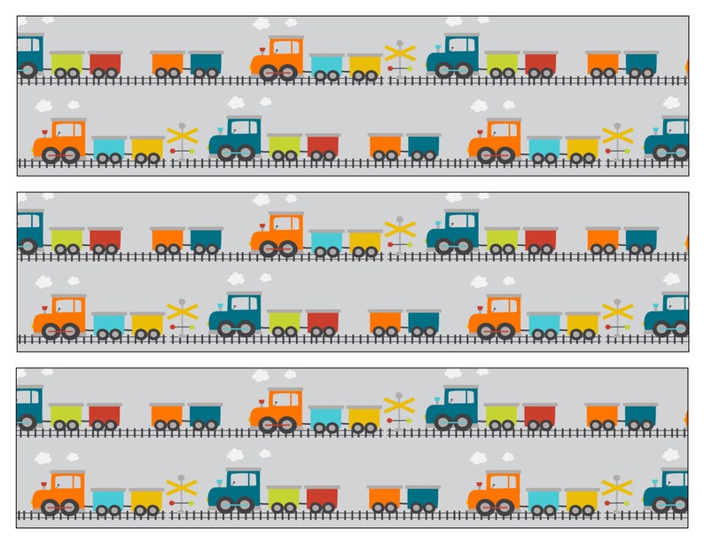 Transportation Bulletin Board Border 9 Printable Designs - Etsy