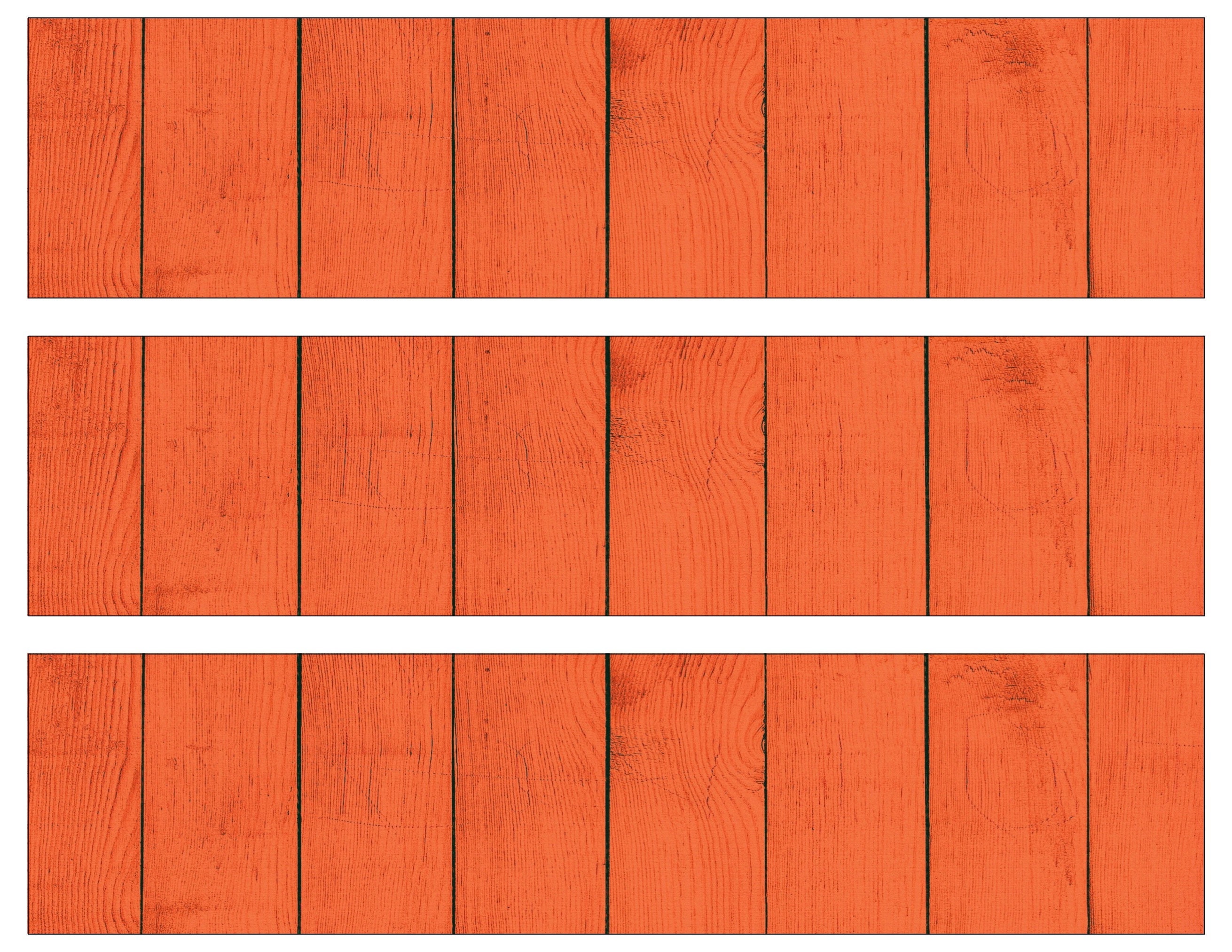 Orange and Green Fall Bulletin Board Border 4 Printable Designs - Etsy