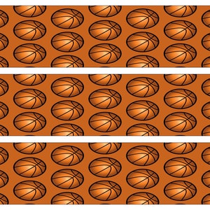 Basketball Bulletin Board Border 4 Printable Designs - Etsy