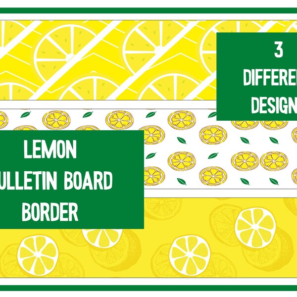 Lemon Bulletin Board - Etsy