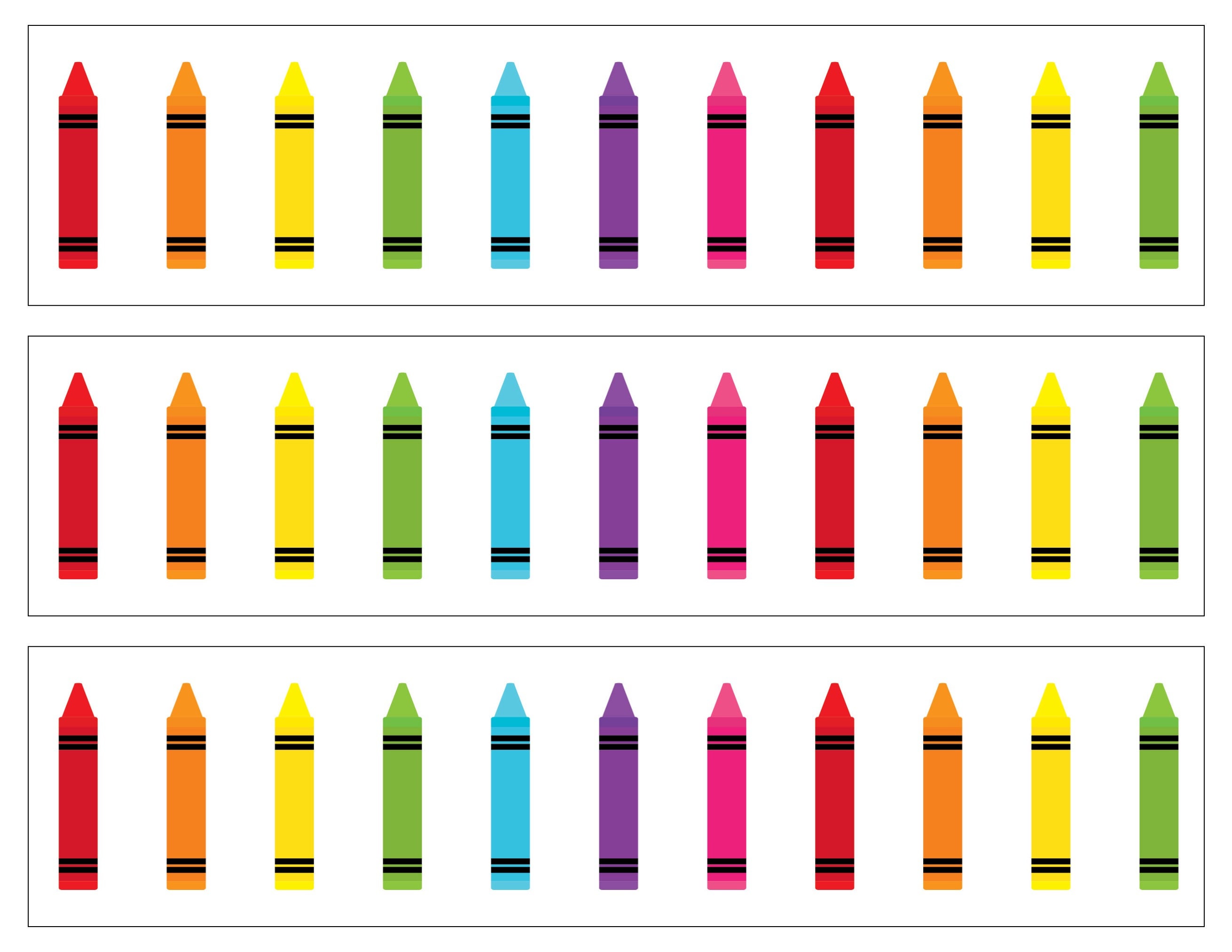 School Tools Bulletin Board Border 8 Printable Designs, Ruler Border ...