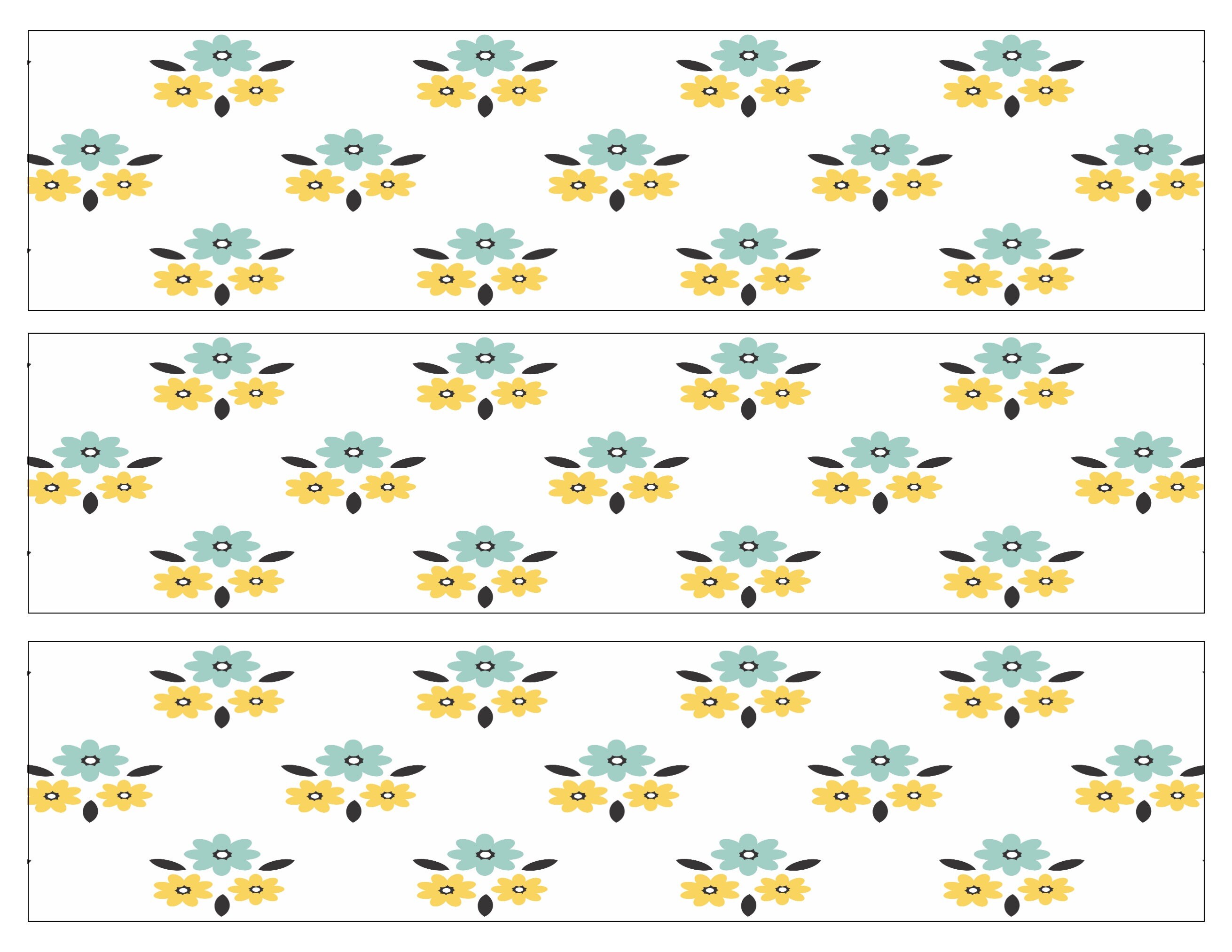 Cute Bee Bulletin Board Border 8 Printable Designs - Etsy