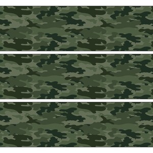 Camo Bulletin Board Border 4 Printable Designs - Etsy