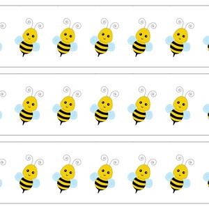 Bumblebee Bulletin Board Border 8 Printable Designs - Etsy