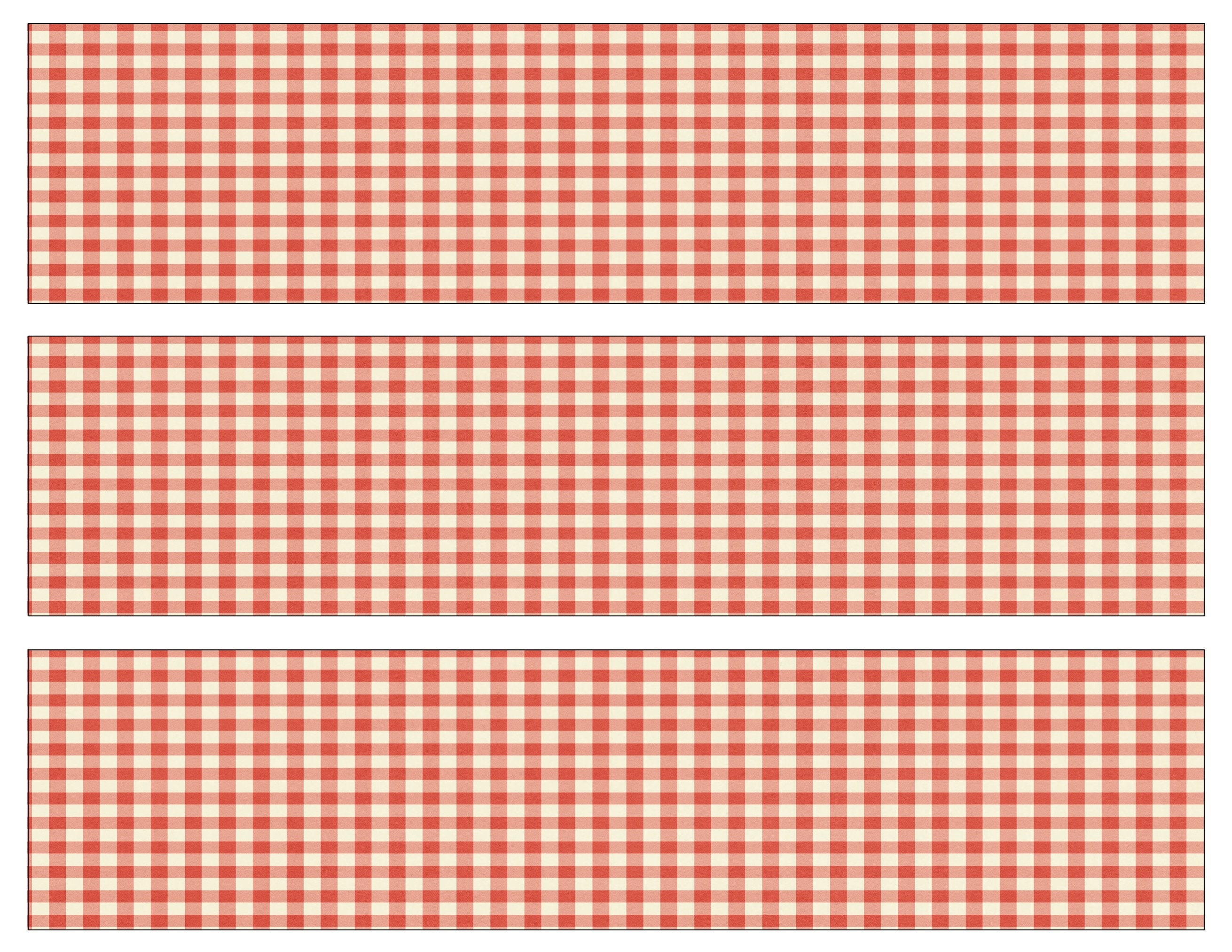 Vintage Gingham Bulletin Board Border 6 Printable Designs - Etsy