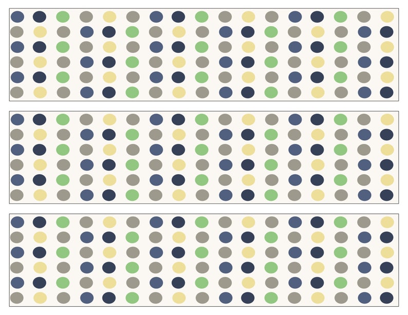 Cute Monster Bulletin Board Border 6 Printable Designs - Etsy