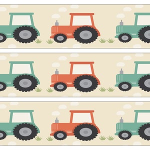 Tractor Bulletin Board Border 4 Printable Designs - Etsy