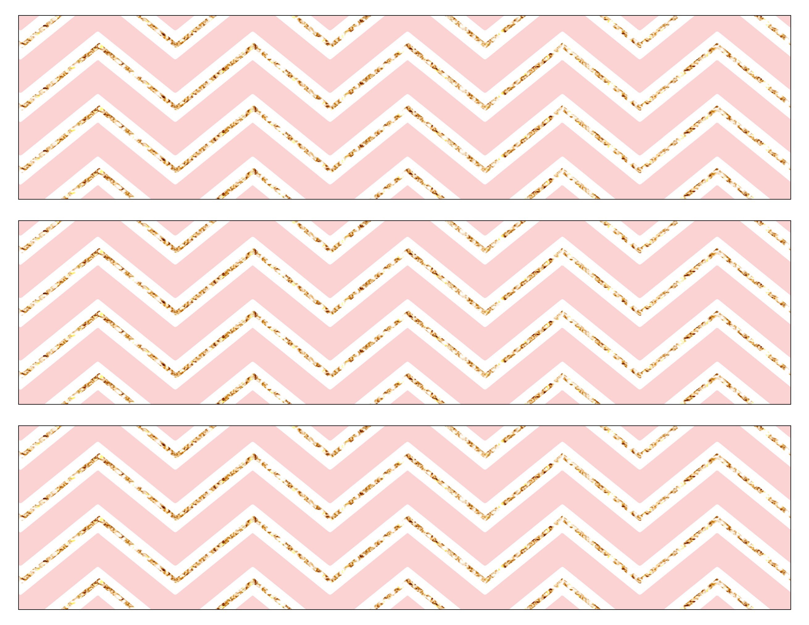Pink Chic Bulletin Board Border 6 Printable Designs - Etsy
