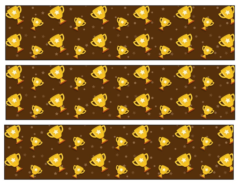 Football Bulletin Board Border 6 Printable Designs - Etsy