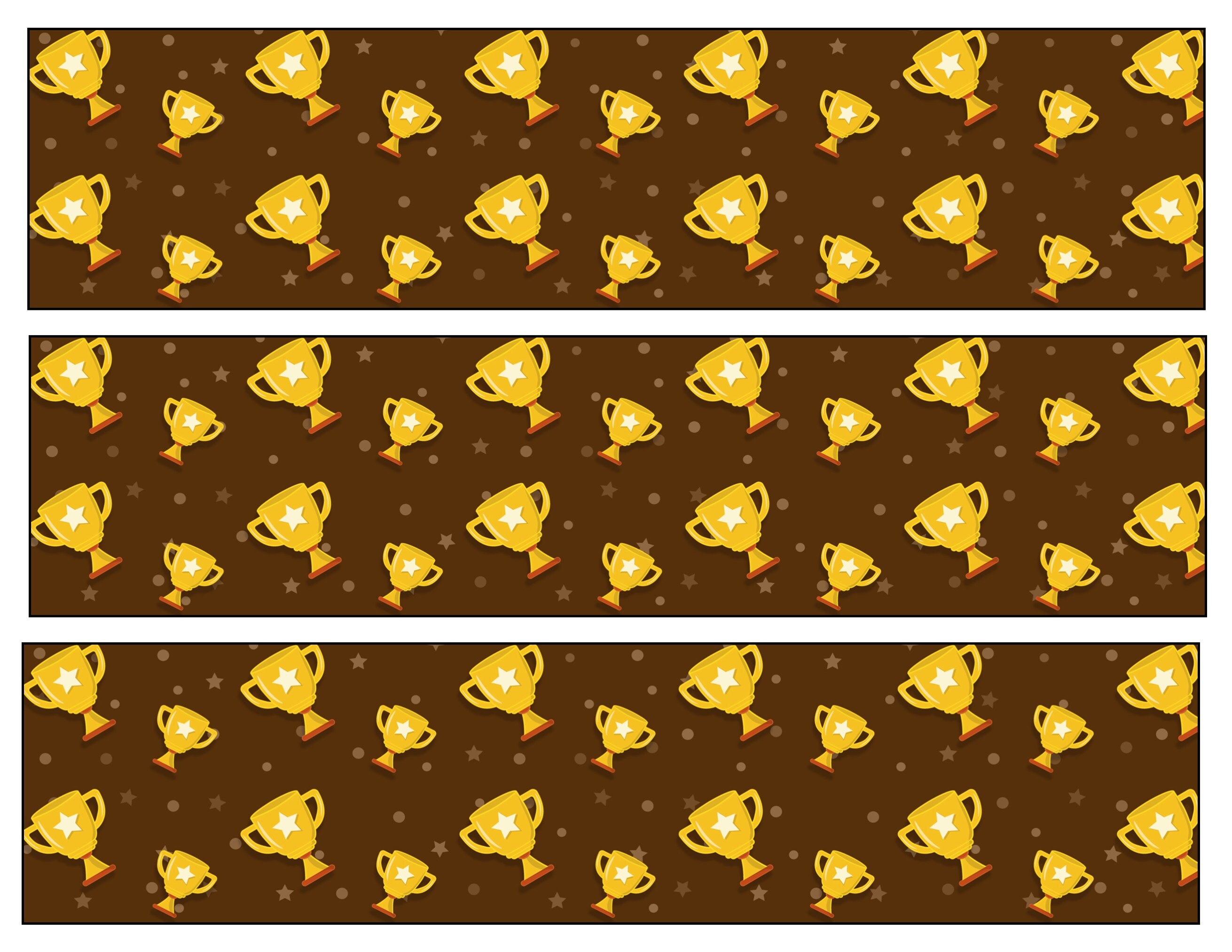 Football Bulletin Board Border 6 Printable Designs - Etsy