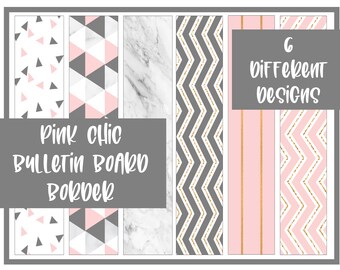 Fall Fox Bulletin Board Border 6 Printable Designs - Etsy