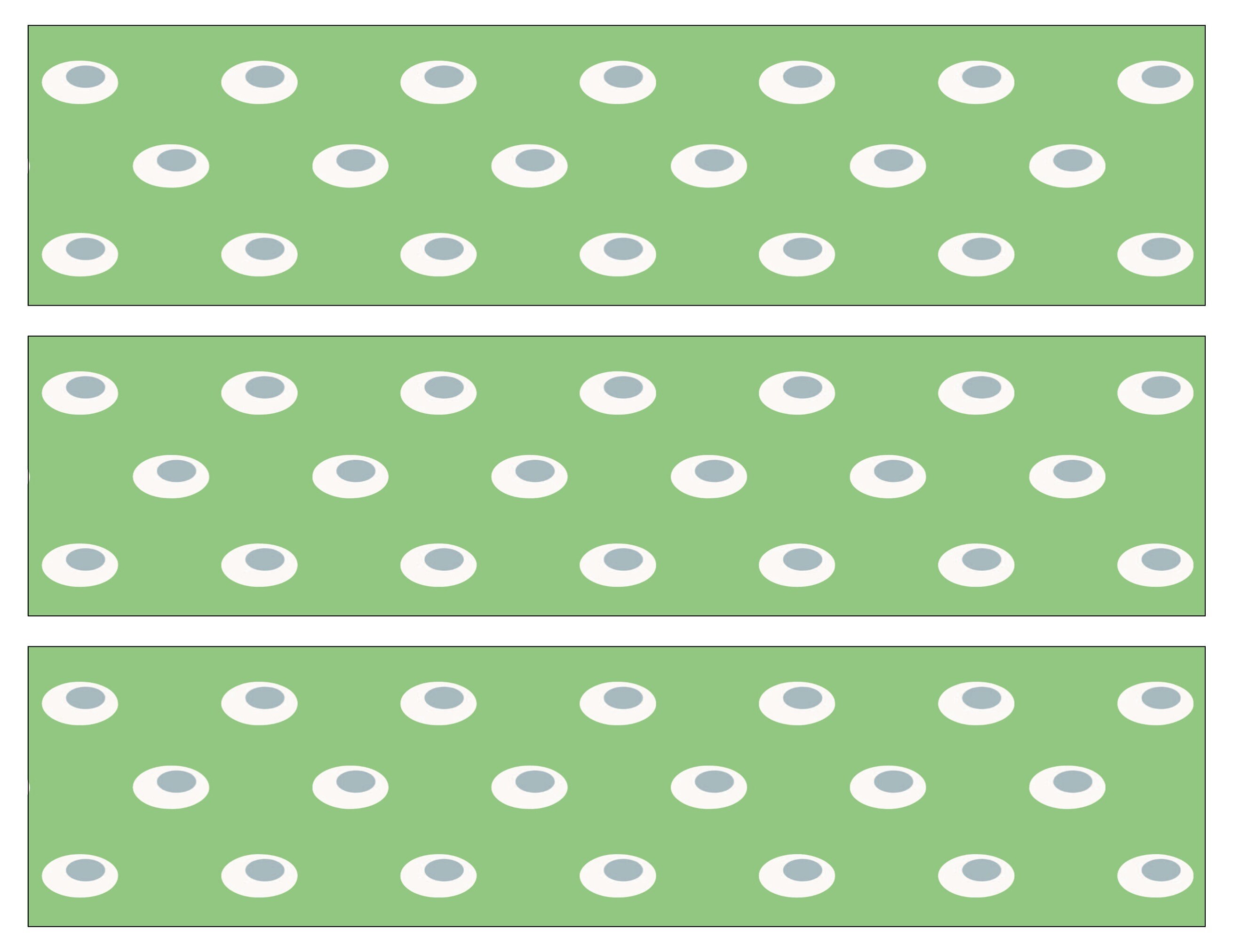 Cute Monster Bulletin Board Border 6 Printable Designs - Etsy