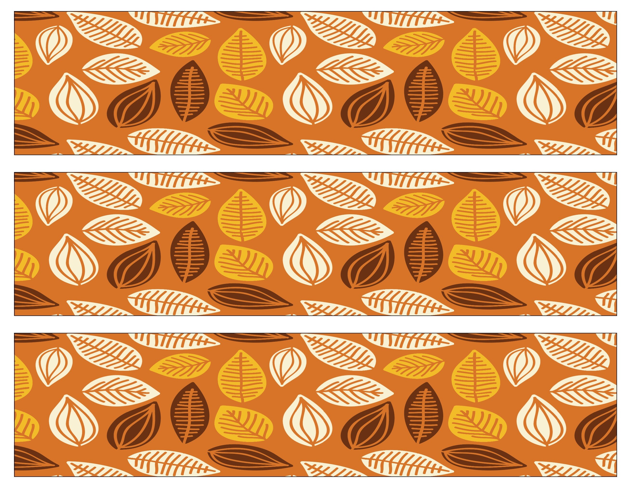 Autumn Owl Bulletin Board Border 3 Printable Designs - Etsy