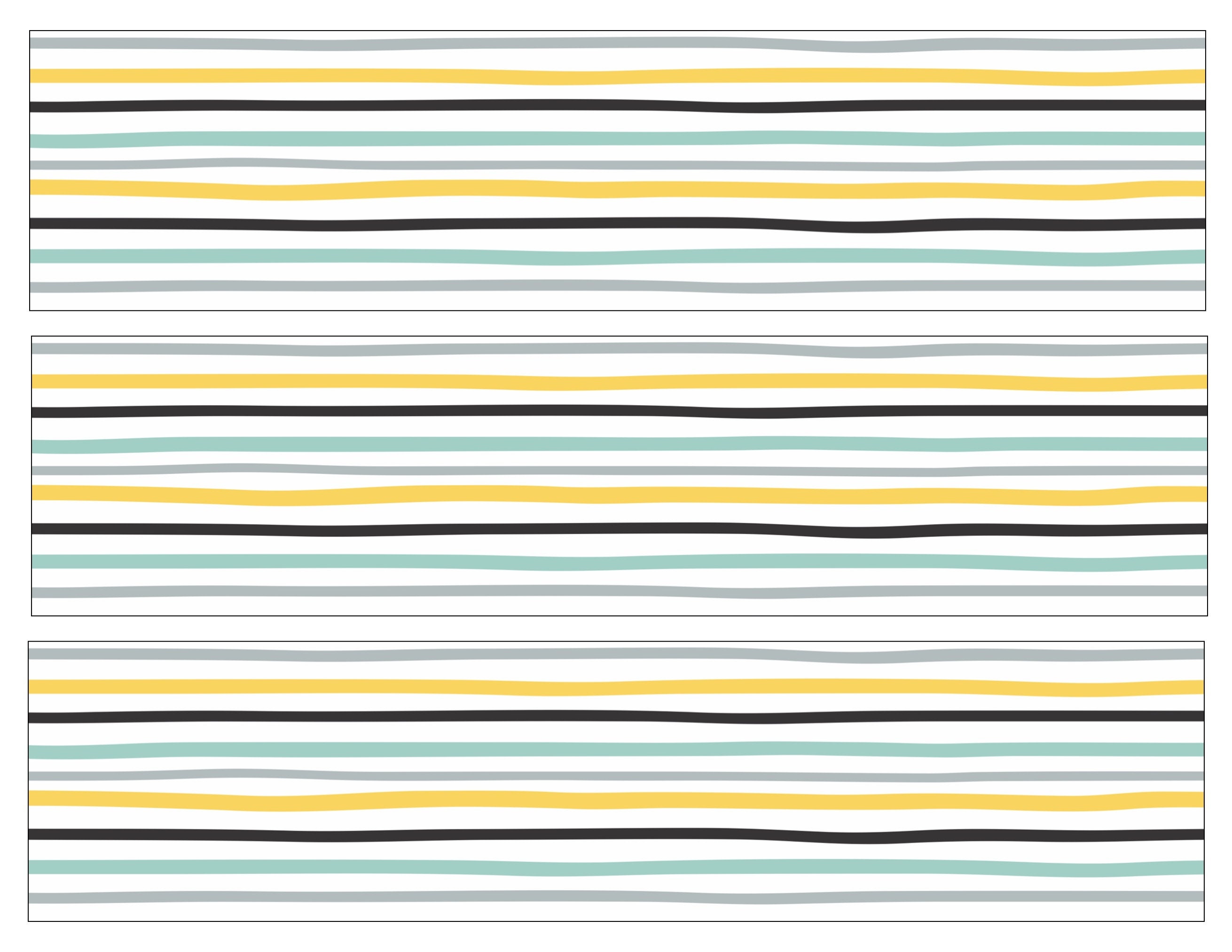 Cute Bee Bulletin Board Border 8 Printable Designs - Etsy