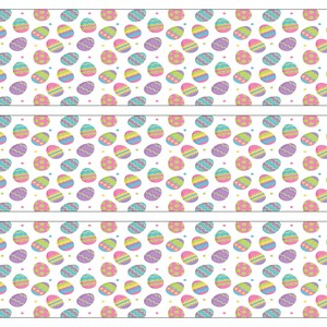 Bright Easter Bulletin Board Border 4 Printable Designs, Easter Border ...