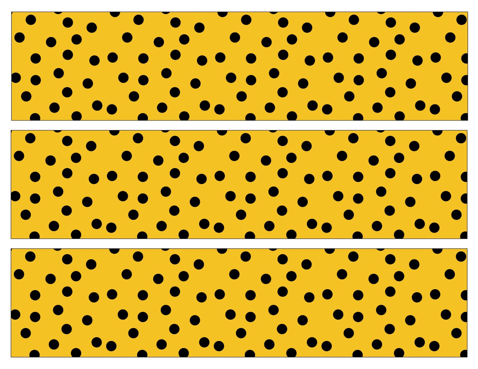 Bumblebee Bulletin Board Border 8 Printable Designs - Etsy