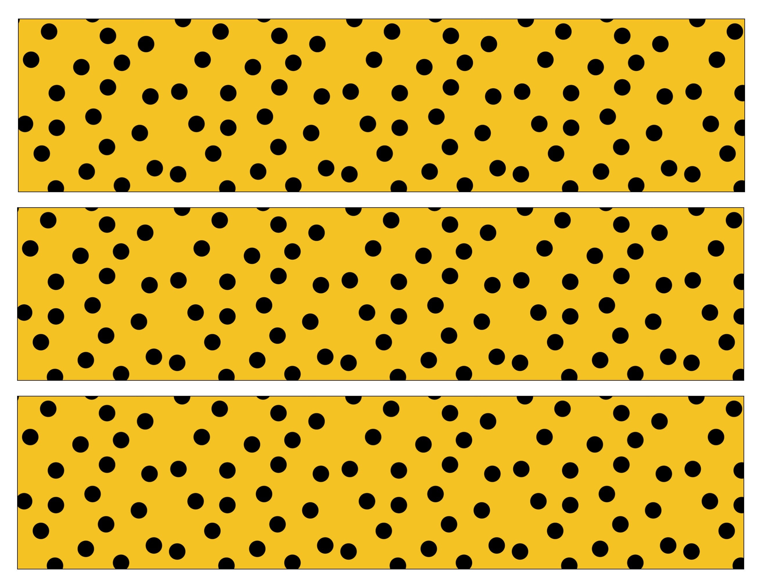 Bumblebee Bulletin Board Border 8 Printable Designs - Etsy