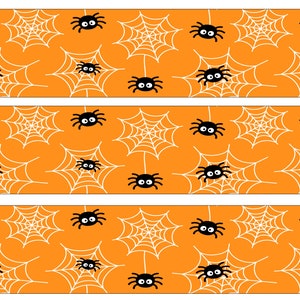 Spooky Spiders Bulletin Board Border 3 Printable Designs - Etsy