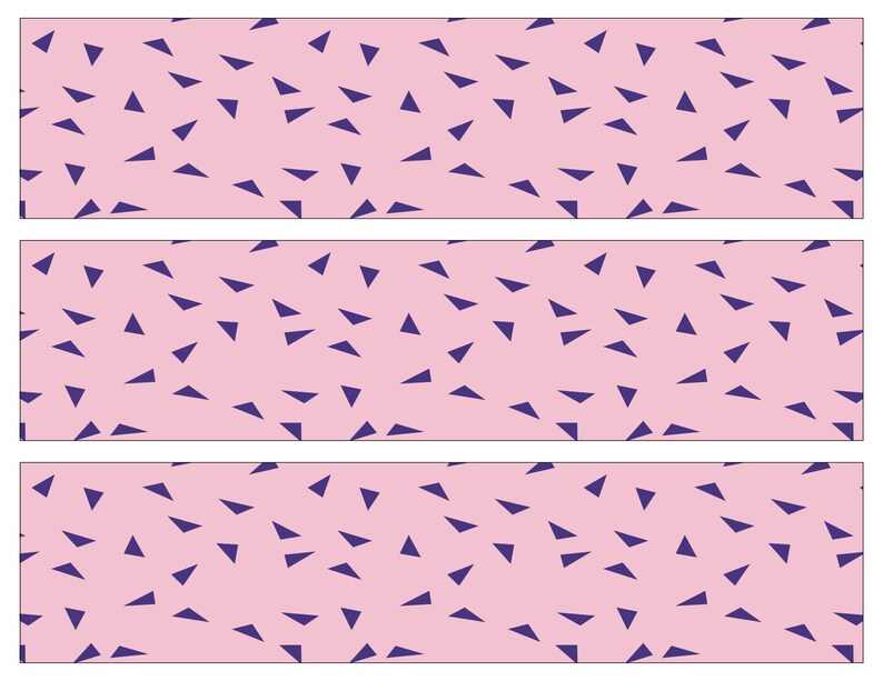 Back to School Bulletin Board Border 8 Printable Designs - Etsy