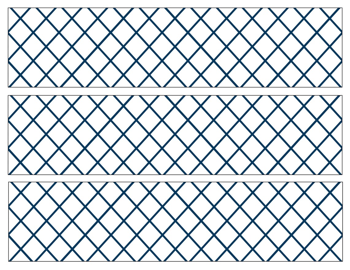 Coral and Blue Bulletin Board Border 12 Printable Designs School Border ...