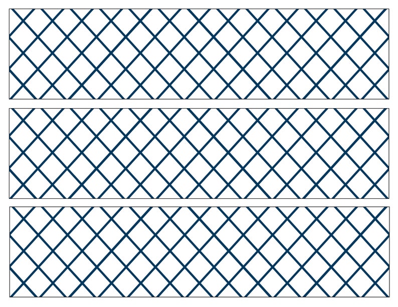 Coral and Blue Bulletin Board Border 12 Printable Designs School Border ...