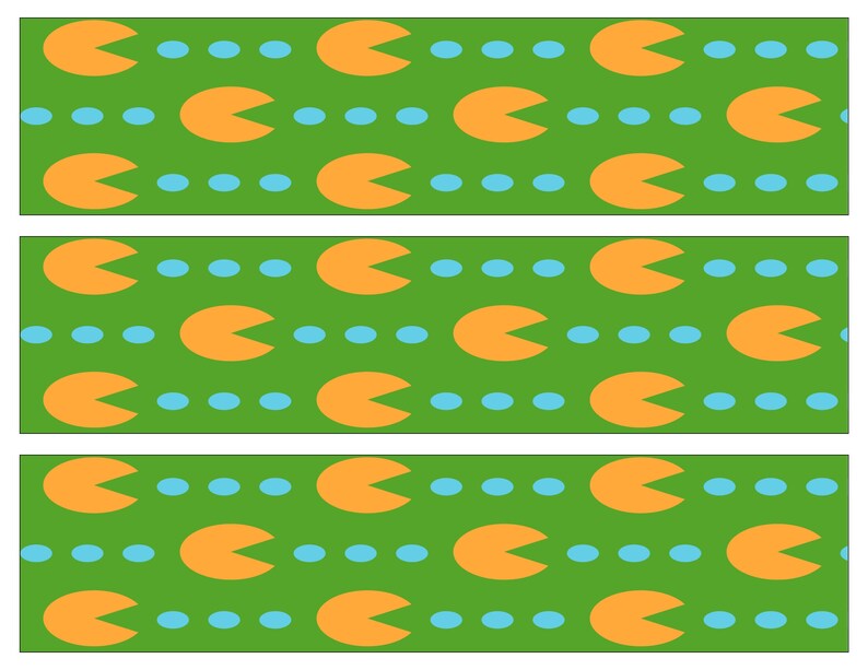 Gamer Geek Bulletin Board Border 8 Printable Designs - Etsy