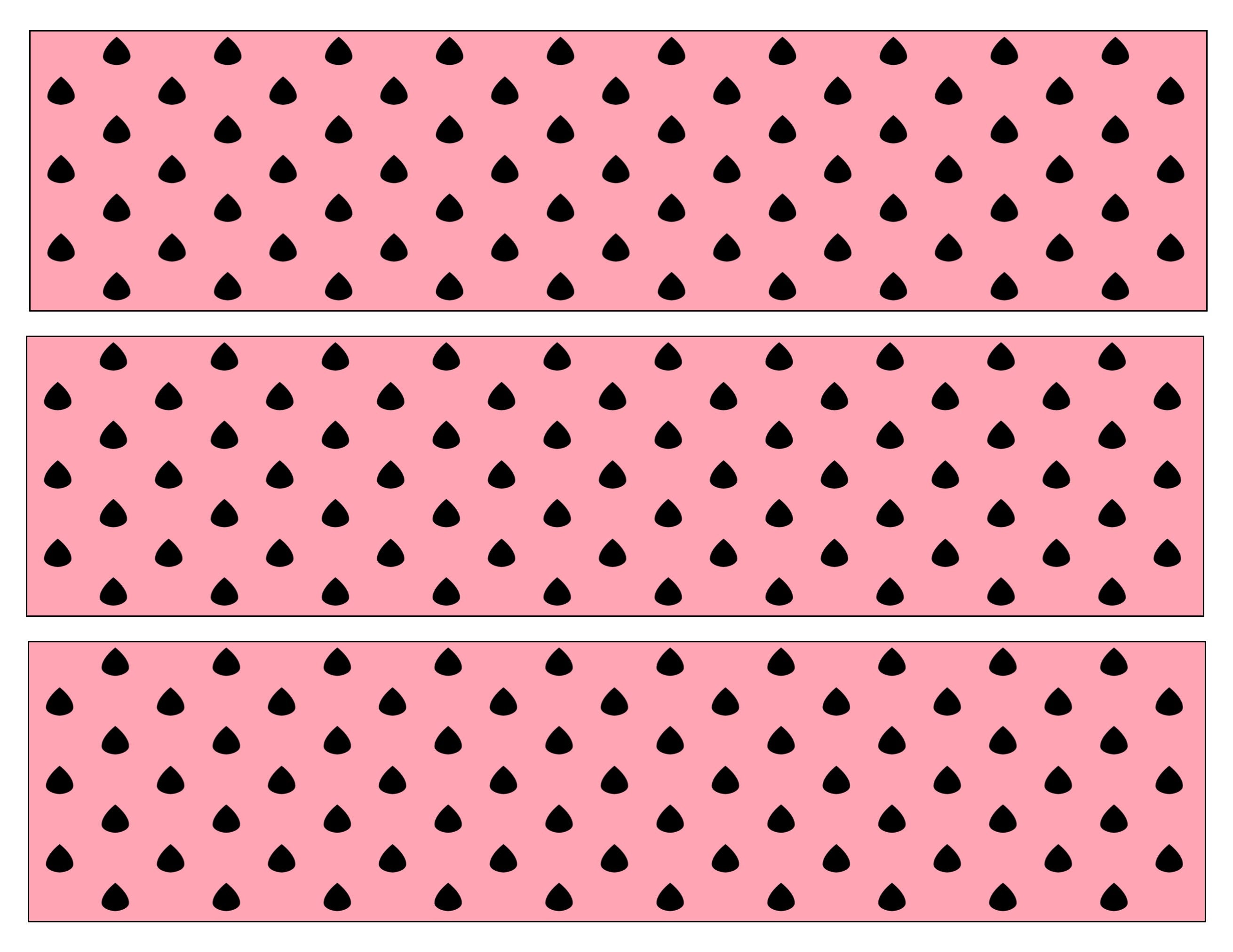 Watermelon Bulletin Board Border 9 Printable Designs - Etsy