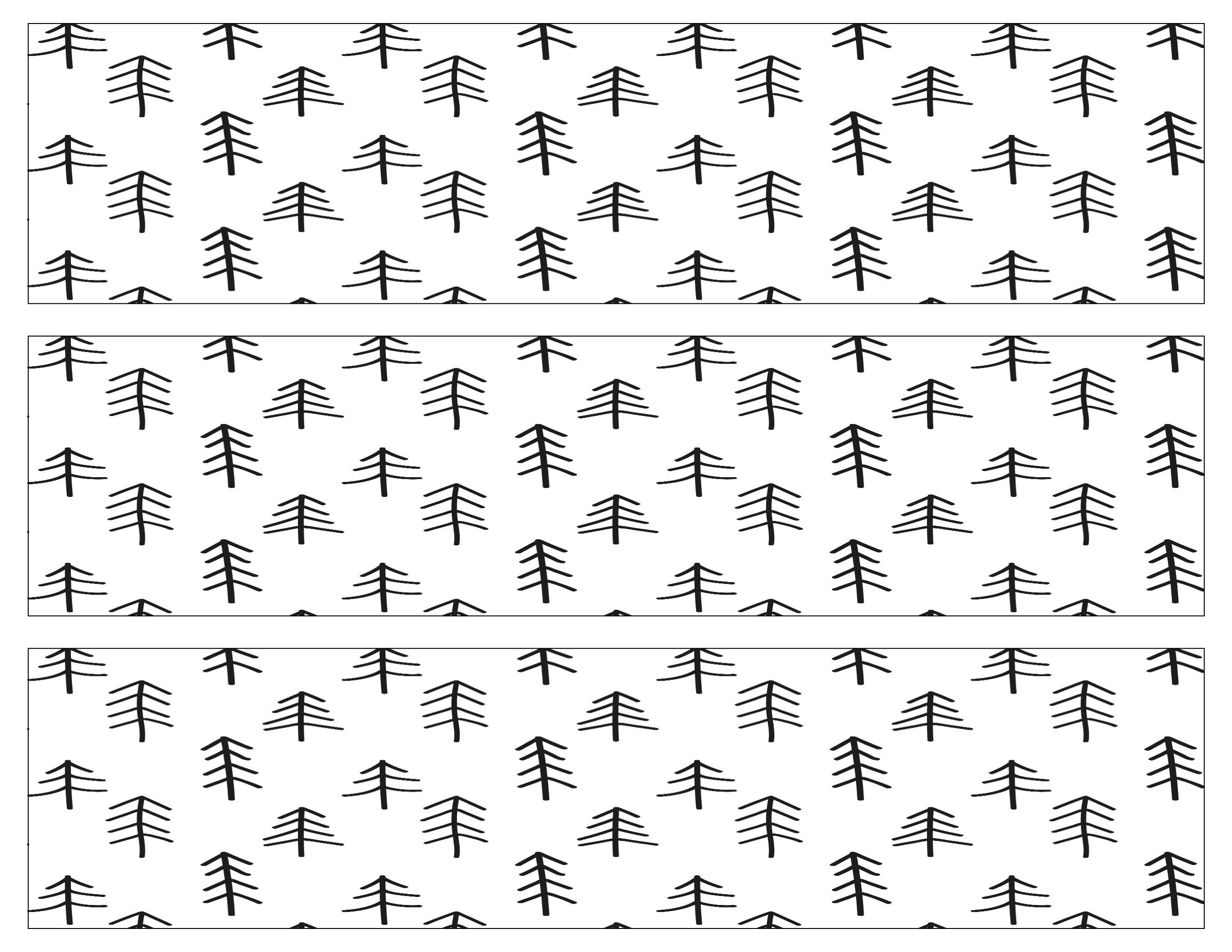 Black & White Doodles Bulletin Board Border 4 Printable Designs - Etsy