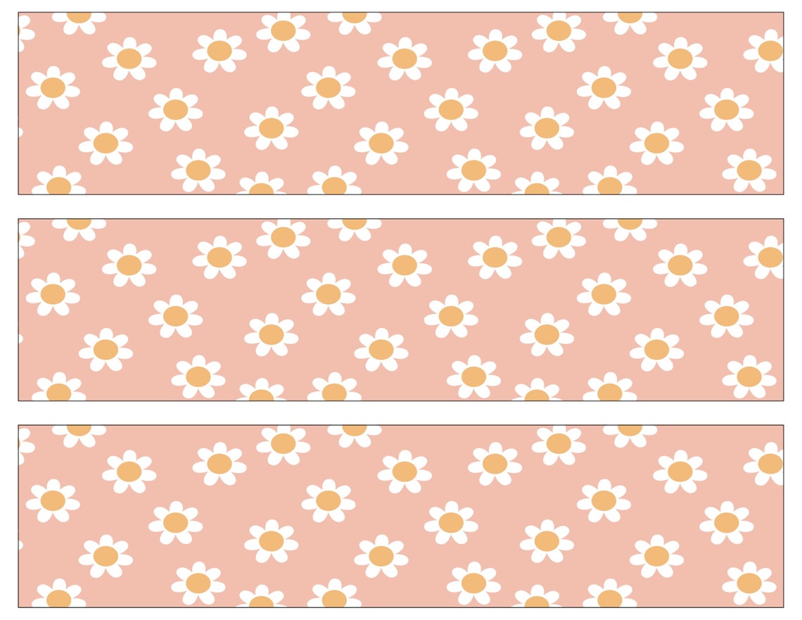 Smiley Face Bulletin Board Border 4 Printable Designs - Etsy