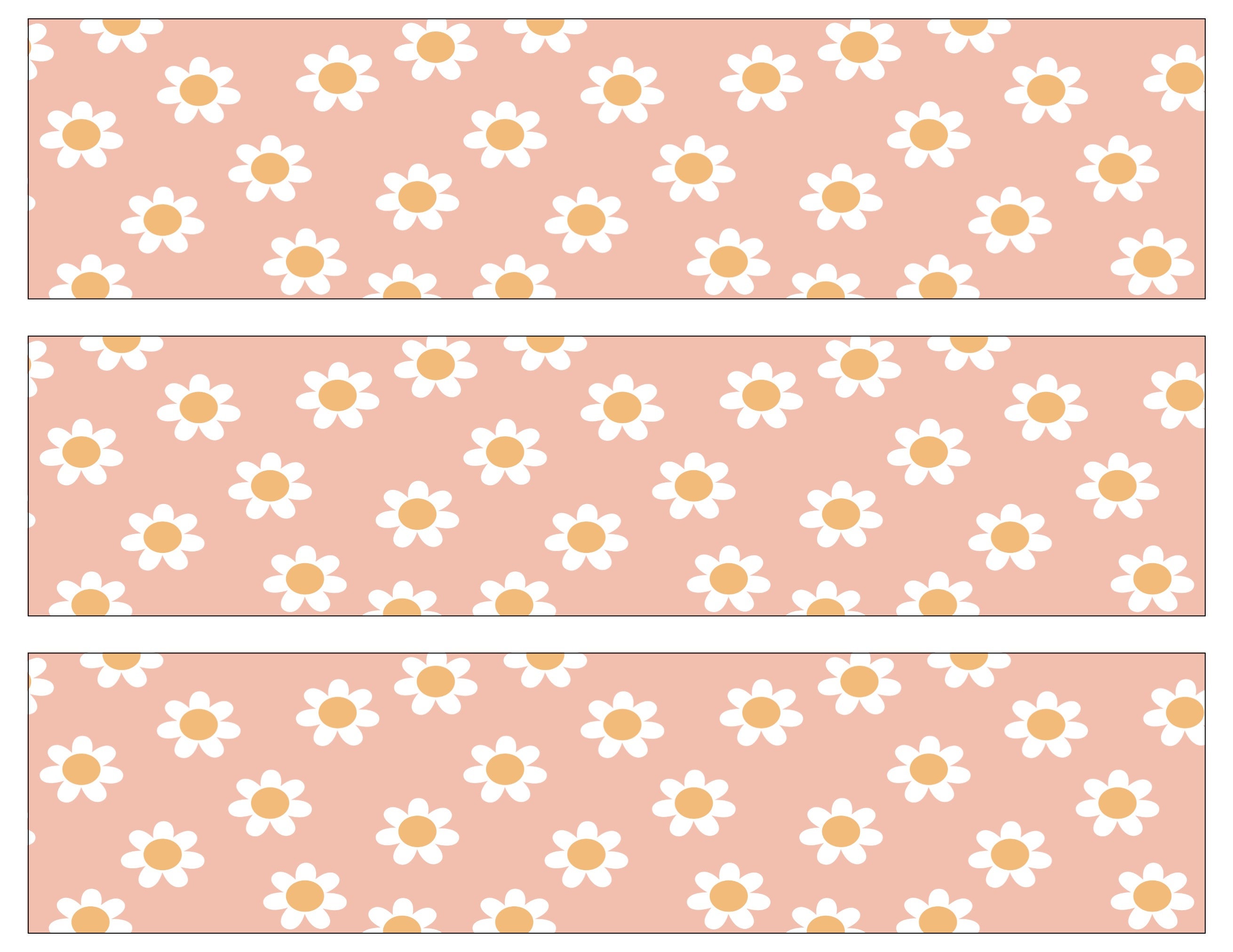 Smiley Face Bulletin Board Border 4 Printable Designs - Etsy