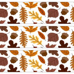 Autumn Leaves Bulletin Board Border 6 Printable Designs - Etsy
